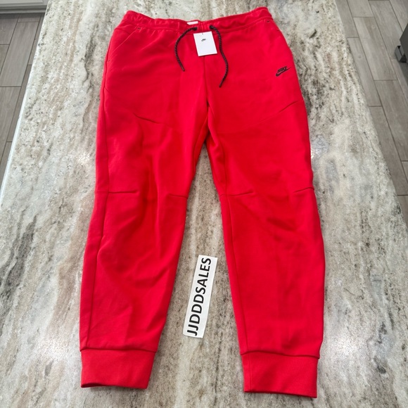 Nike | Pants | Nike Sportswear Tech Fleece Joggers University Red ...